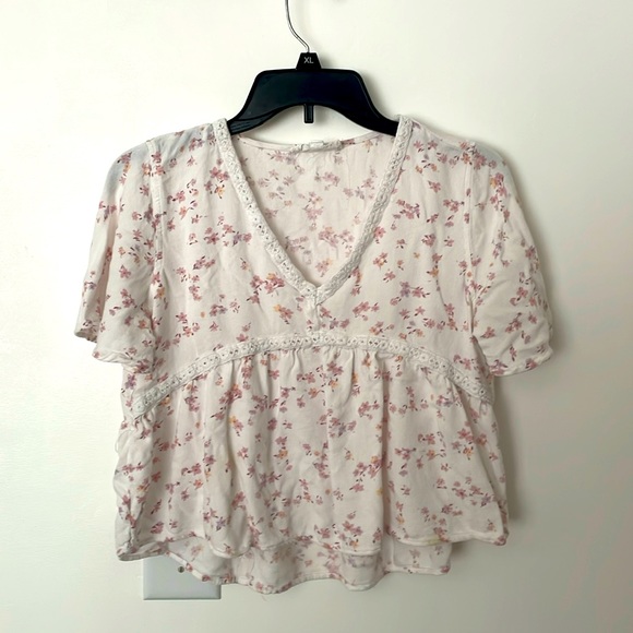 Hippie Rose | Tops | Hippie Rose Cropped Floral Top | Poshmark